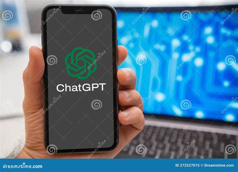 ChatGPT Logo Of Neural Network On The Screen Of Smartphone On The Background Editorial Image