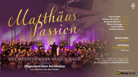Matthäus Passion Van Bach Voor Het Eerst In Grote Kerk Van Hasselt