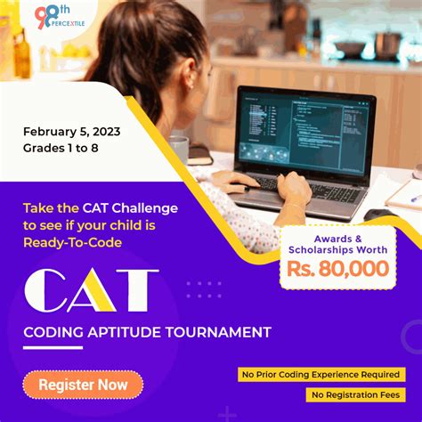 Coding Aptitude Tournament Register And Win Awards Of Rs 80000 By