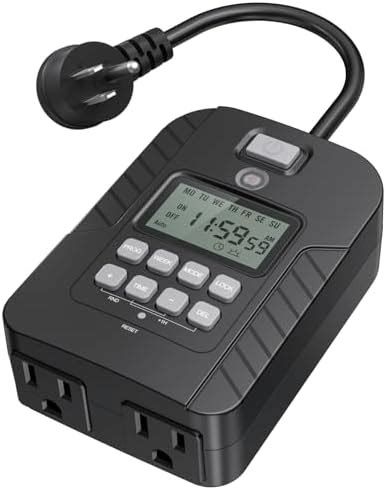 Amazon Nearpow Outdoor Light Timer Waterproof Digital Timer
