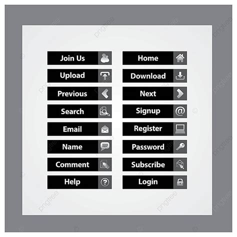 Web Design Buttons Theme Upload Style Bright Vector Upload Style Bright Png And Vector With