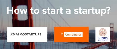Y Combinators How To Start A Startup Lectures At Lunds University