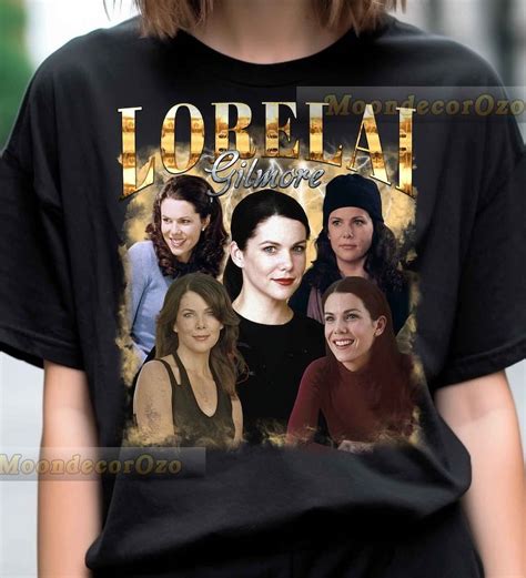 Black Limited Vintage Lorelai Gilmore Tshirt Lorelai Gilmore