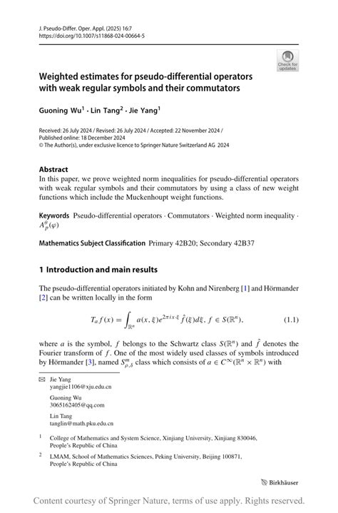 weighted estimates for pseudo differential operators with weak regular