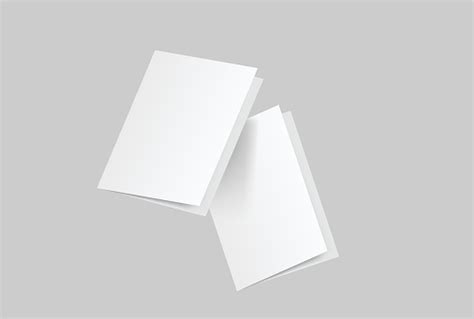 A4 Bifold 빈 모형 오픈 리플렛 템플릿 팜플렛 카탈로그 전단지 메모장 메모지 인사말 카드 청첩장 기프트 카드 엽서 전단지 브로셔 또는 편지를 위한 백지 커버 2단