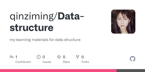 GitHub Qinziming Data Structure My Learning Materials For Data Structure