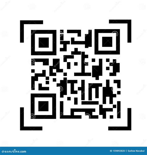 Qr Code Icon On White Background Flat Style Qr Code Icon For Your Web Site Design Logo App