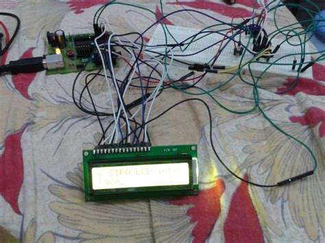 X Lcd Module Wire Interface Using Shift Register Hardware