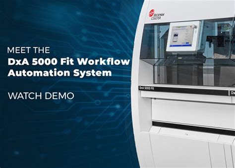 Workflow Automation System Dxa 5000 Fit Beckman Coulter