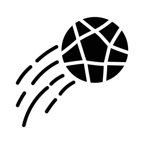 Football Vector Solid Icon Design Illustration Olympic Symbol On White