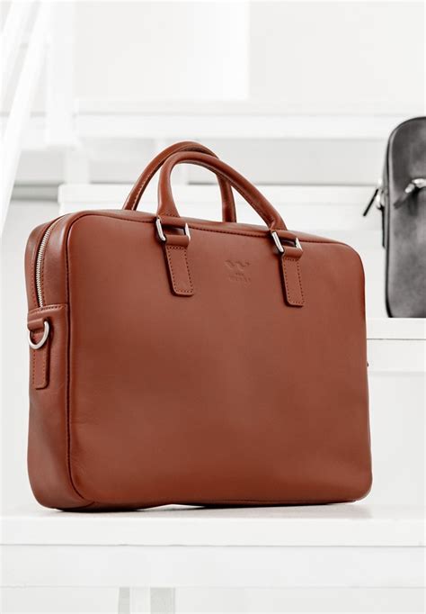 Шкіряна ділова сумка Briefcase 2 0 світло коричневий Tw Briefcase 2