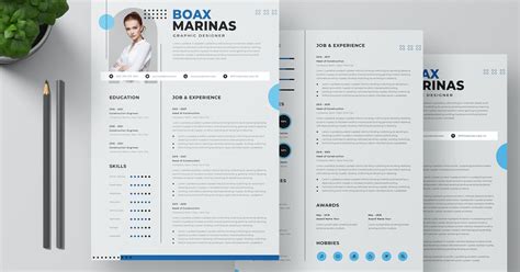 Резюме Графические шаблоны Envato Elements