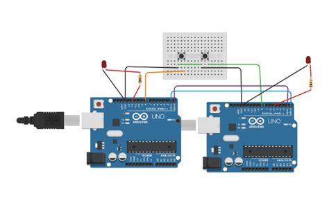 Circuit Design Led Uart Uts Tinkercad