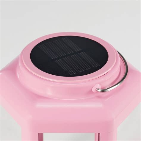 Solvinden 솔빈덴 Led태양광 탁상스탠드 랜턴핑크 17 Cm Ikea