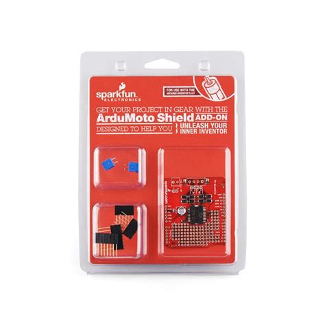 Ardumoto Motor Driver Shield Retail Sparkfun RTL 09896 Core