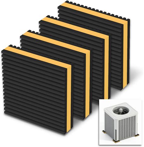 Memrita 4 Pack Anti Vibration Pads 4 X 4 X 7 8 Heavy Duty Vibration
