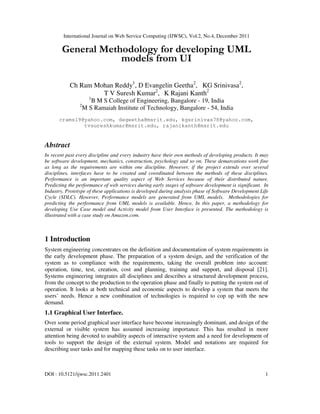 General Methodology For Developing UML Models From UI PDF