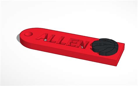 3d Design Keychain 2 Tinkercad