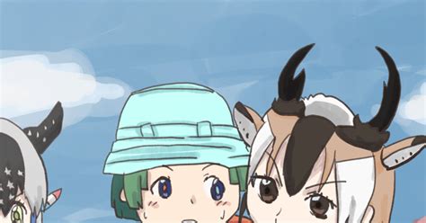 けものフレンズ2 寄り添うキュルルとプロングホーン様 ゆうぴいあーるのイラスト Pixiv