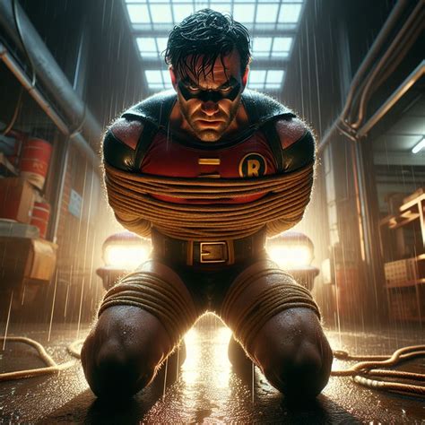 Guys Tied Up Andor Gagged By Ai On Tumblr Batman