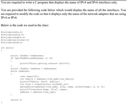 Solved You Are Required To Write A C Program That Displays Chegg Com
