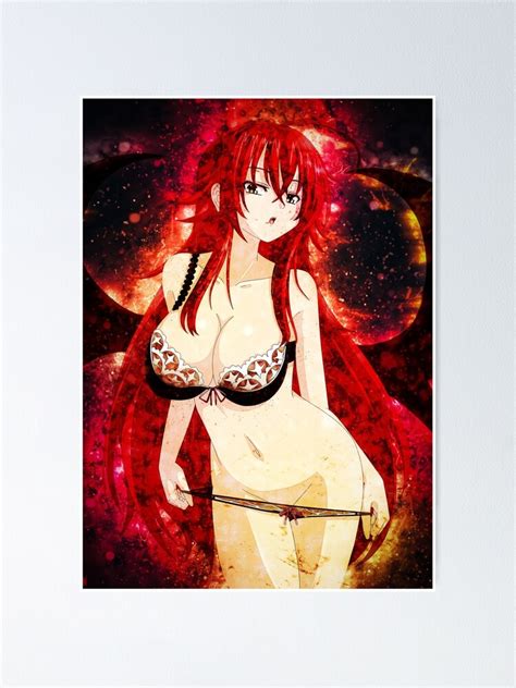 Rias Gremory High School Dxd Anime Poster For Sale By Spacefoxart
