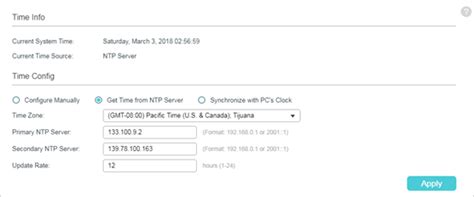How To Configure Getting Time From Ntp Server On Tp Link Smart And Managed Switch