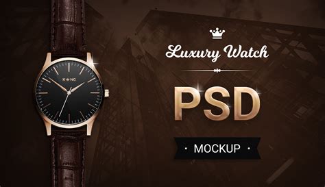 Luxury Watch Branding Mockup Behance