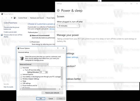 Add Power Options Context Menu In Windows