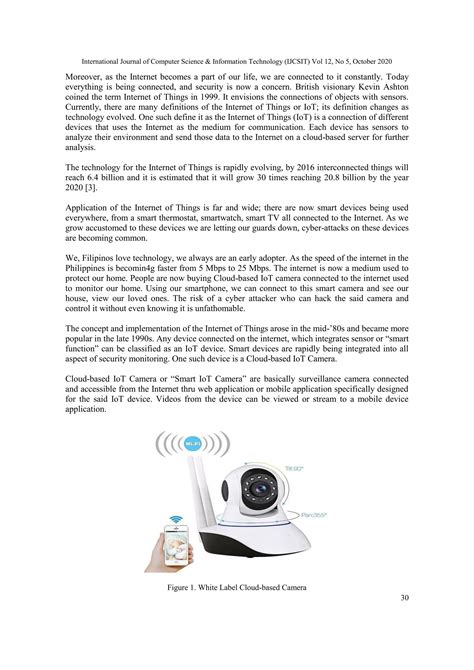 Iot Security Penetration Testing Of White Label Cloud Based Iot Camera
