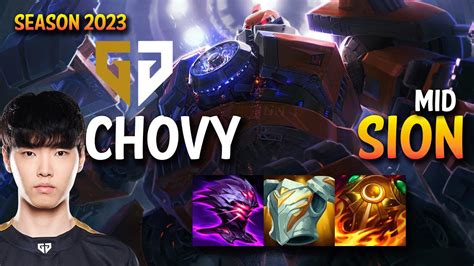 Gen Chovy Sion Vs Irelia Mid Kr Ranked Youtube