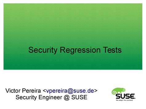 security regression tests with zap proxy speaker deck