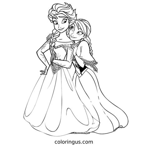Elsa Coloring Pages Free Printable PDF