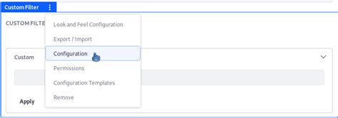 using the custom filter widget liferay official documentation