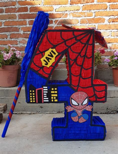 Top 42 Imagen Piñata Numero 4 Spiderman Abzlocalmx