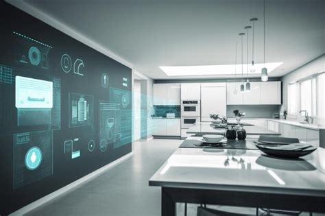 Premium Photo Smart Home Interface With Ar View Of Iot Objects Interior