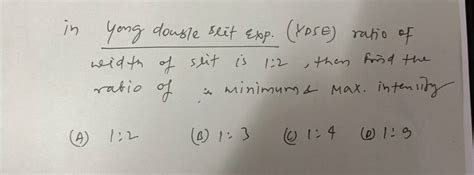 In Yeng Double Blit Esp YPSE Ratio Of Width Of Seit Is Then The