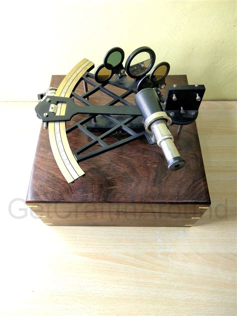 Nautical Handmade Brass Sextant 11 Large Sextant Etsy