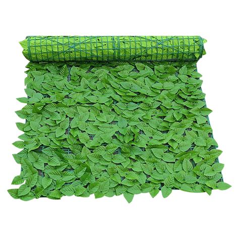 Privacy Fence Screen Hedges Fence Vine Leaf Decoration Flower Netting