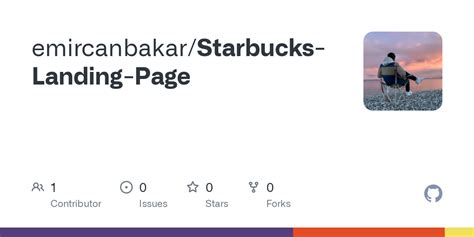 Github Emircanbakarstarbucks Landing Page