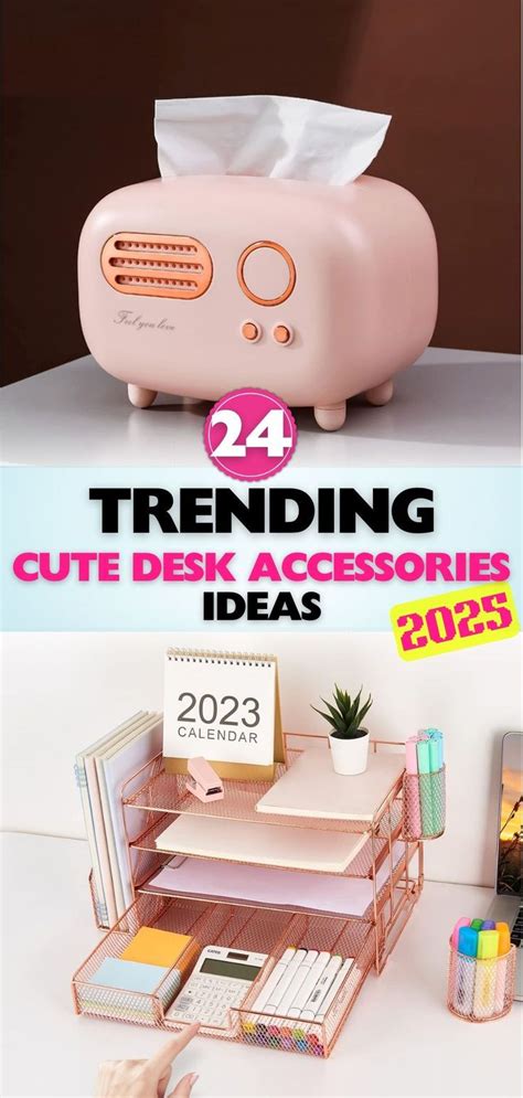 24 Cute Desk Accessories 2025 Trends Cute Desk Decor Cute Desk