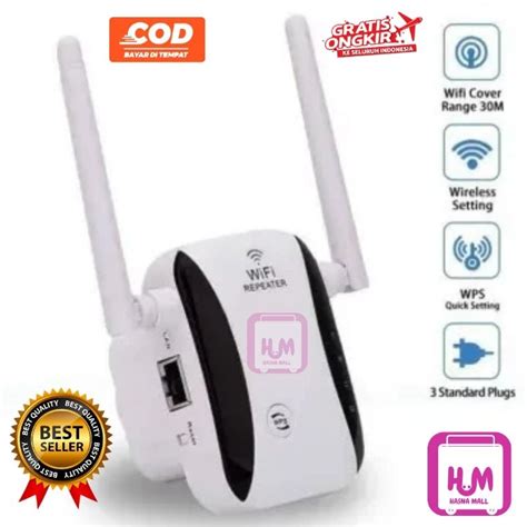 Jual Wifi Repeater Mbps Wirelees Wifi Signal Range Extender Penguat Sinyal Wifi Dual Antena