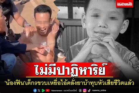 ในประเทศ สุดยื้อน้องฟินเด็กวัย 9 ขวบ เหยื่อไอ้คลั่งทาสยาบ้าทุบหัว
