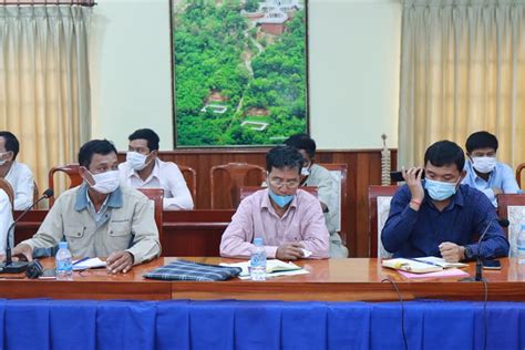 កិច្ចប្រជុំពិនិត្យ ពិភាក្សាលើករណីស្នើសុំចុះបញ្ជីដីធ្លីរបស់ ដែលមានទំហំ ៥០១៩៤ ហិកតា