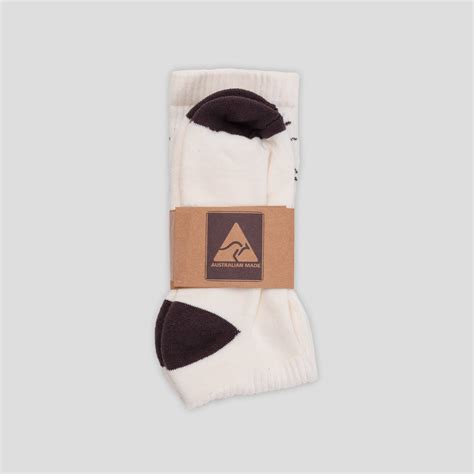 Pass~port Australian Manufactured Socks White