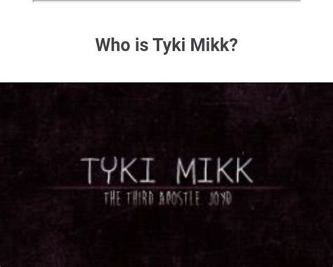 Who Is Tyki Mikk Anime Amino