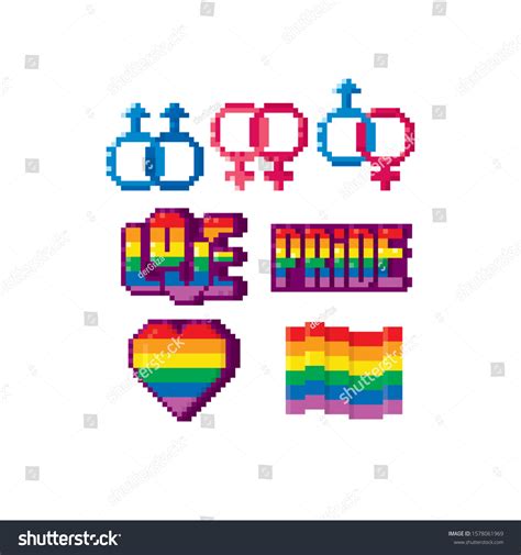 Vector Collection Lgbtq Community Symbols Pride Stock Vector Royalty
