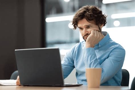 Bored Person Computer