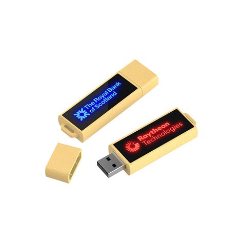 New Led Usb Key With T Box 16gb Usb Sticks Lighting Flash Drive With