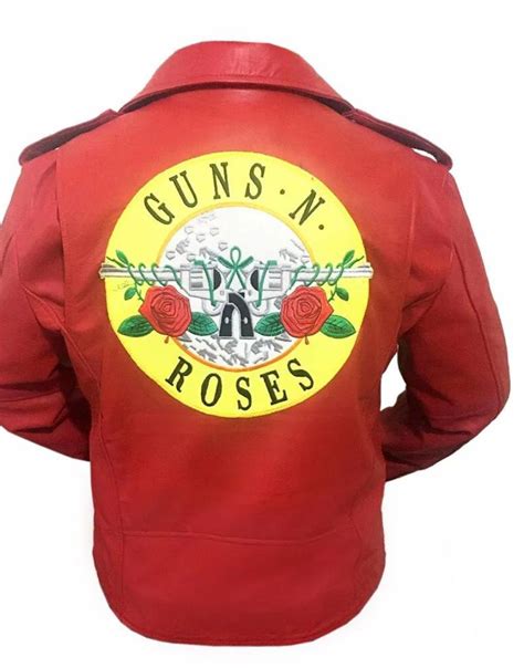 Buy Axl Rose Leather Jacket Singer Axl Red Jacket